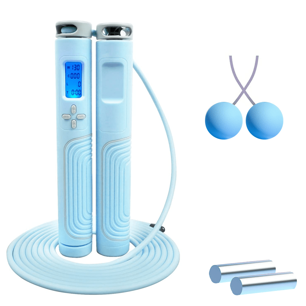 Jump Rope with Counter, Weighted Jump Ropes for Fitness , Adjustable ... Jump Rope with Counter, Weighted Jump Ropes for Fitness , Adjustable ...