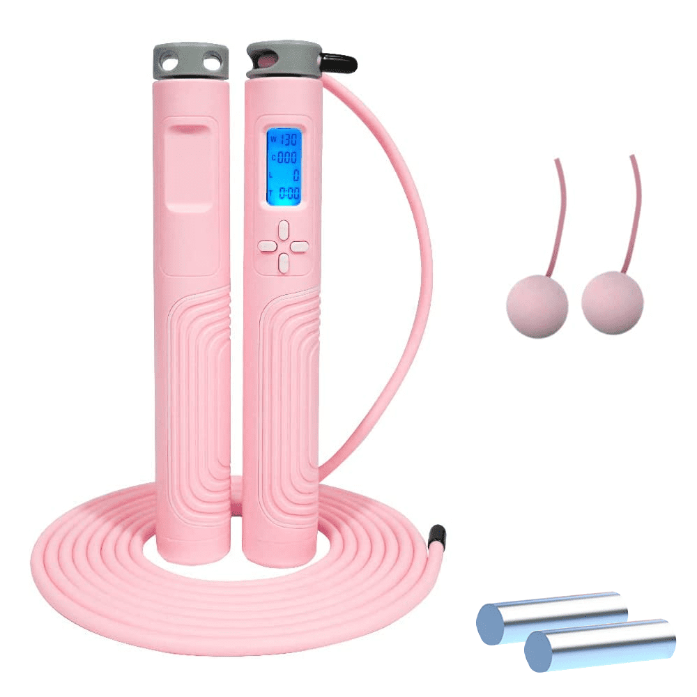 Jump Rope with Counter, Weighted Jump Ropes for Fitness , Adjustable ...