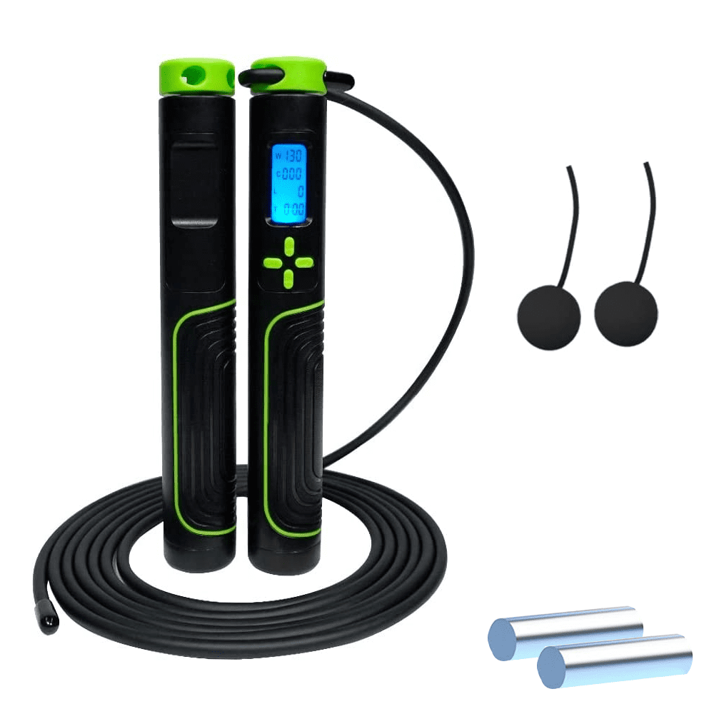 Jump Rope with Counter, Weighted Jump Ropes for Fitness , Adjustable ... Jump Rope with Counter, Weighted Jump Ropes for Fitness , Adjustable ...