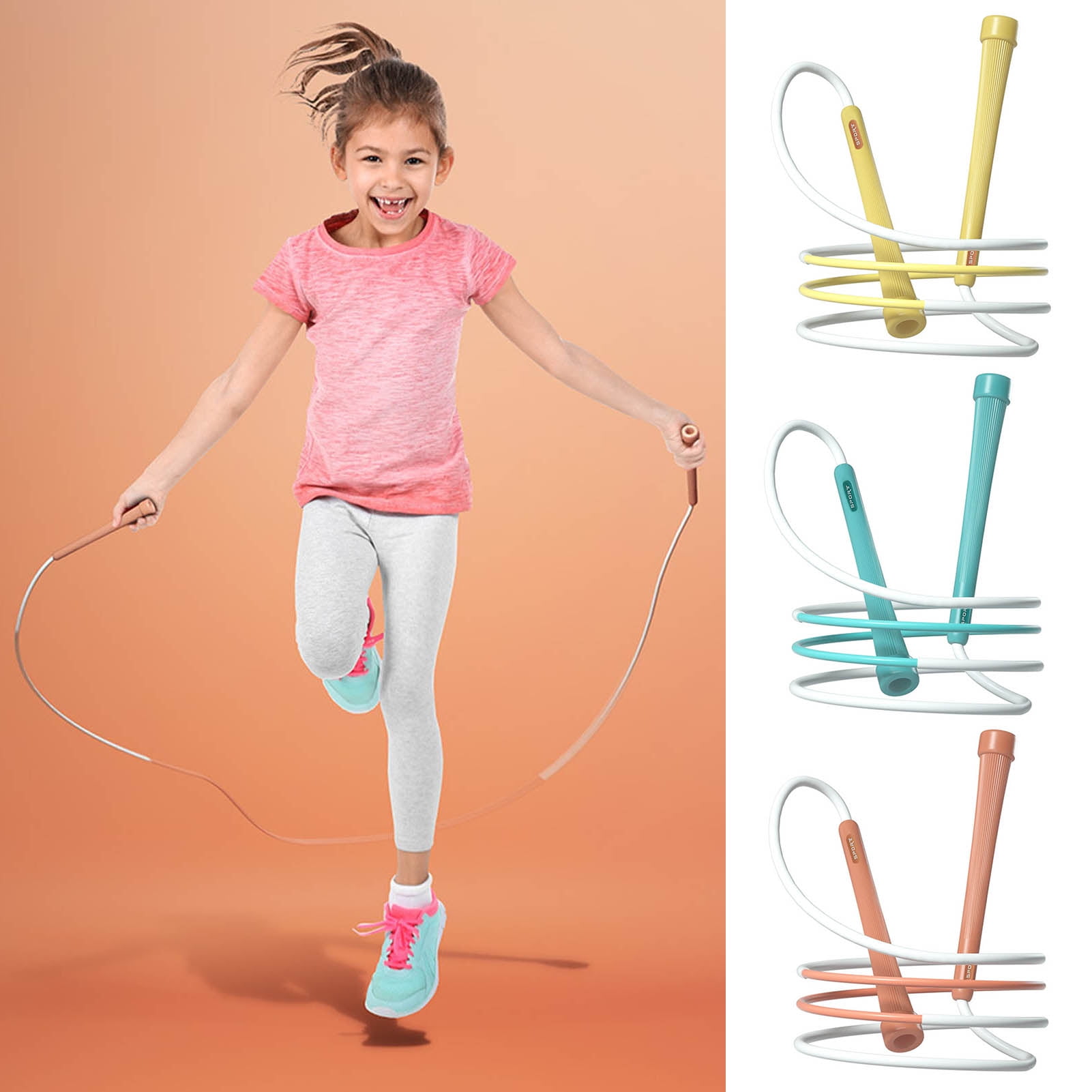 Jump Rope with Non-slip Handle Lightweight Cardio Workout Endurance ...
