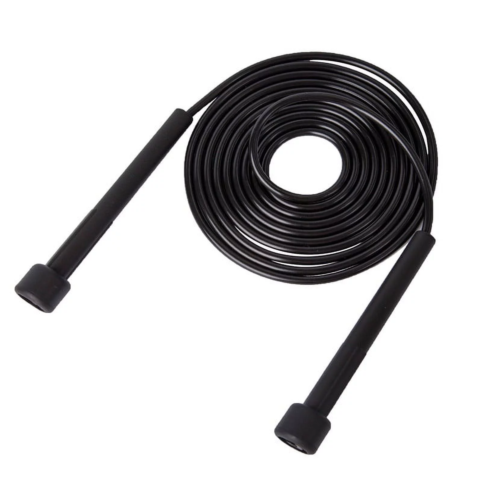Indoor Speed Jump Rope with Small PVC Handles for Cardio Fitness, Teens ...