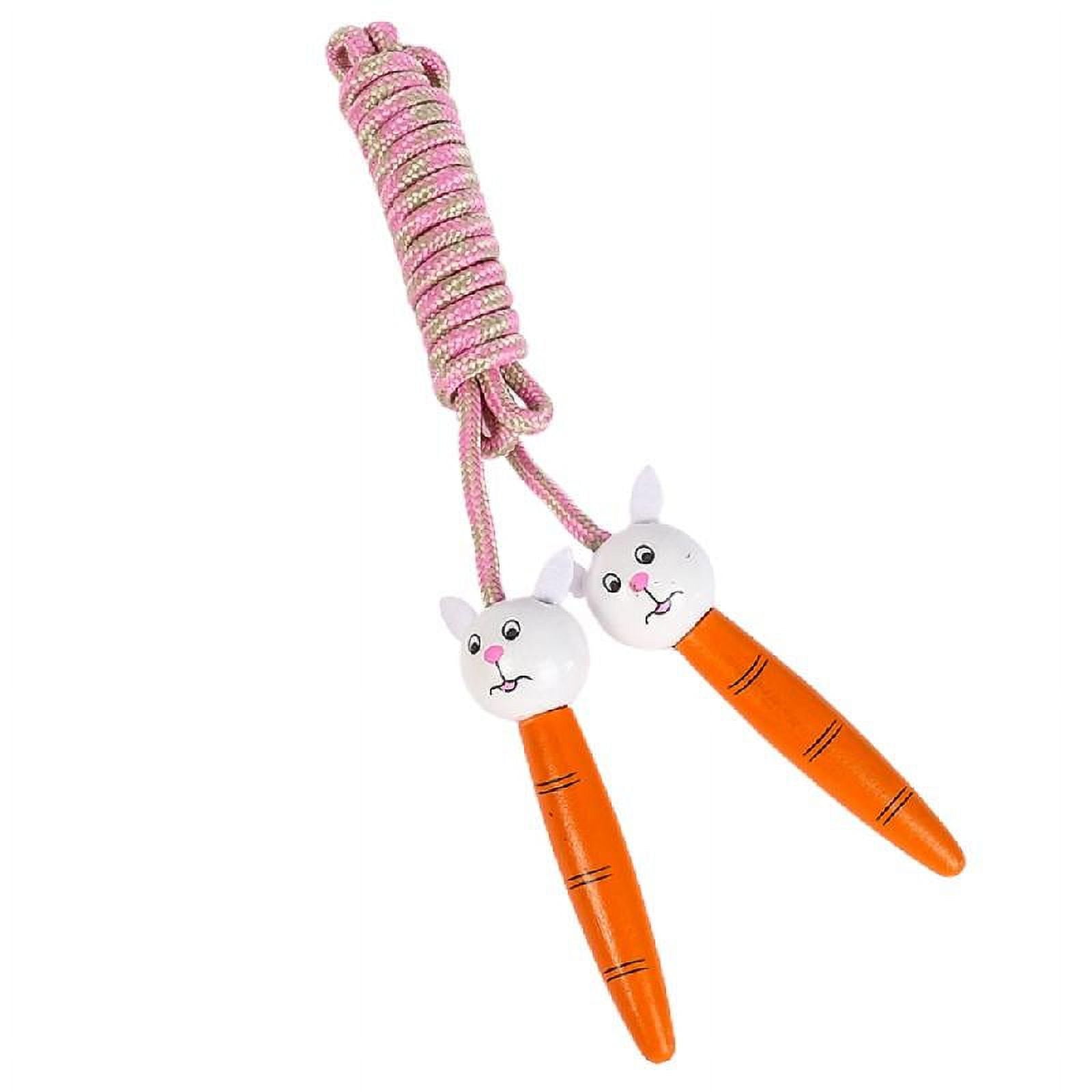 Jump Rope with Wood Handles for Kids - Skipping Rope Great for Children ...