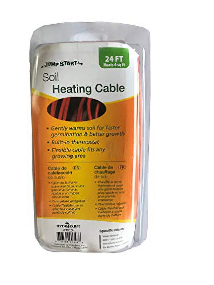 Jump Start 24 ft. L Self Regulating Heating Cable For Soil - Walmart ...