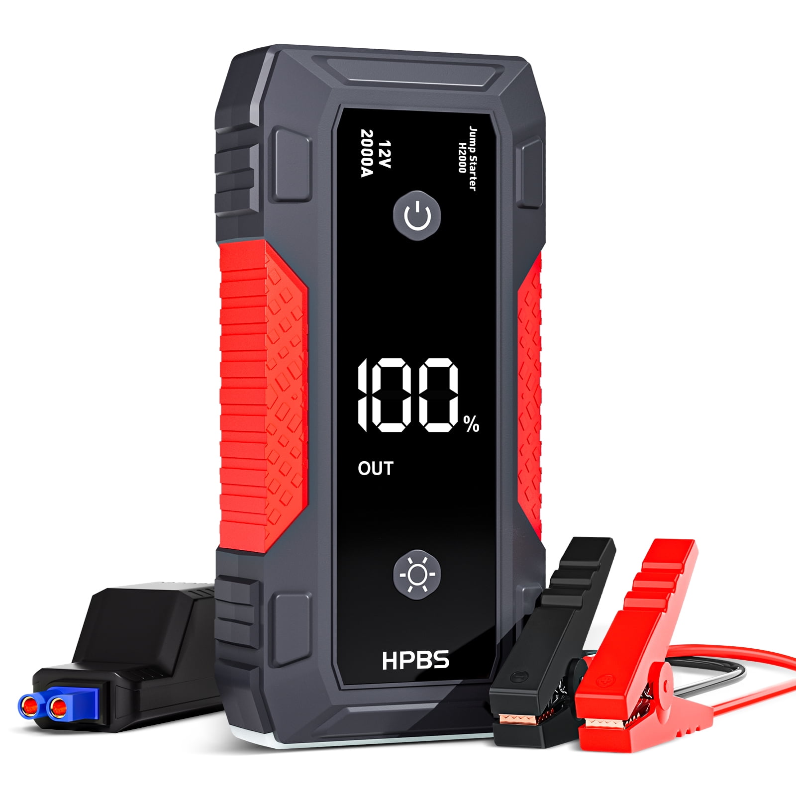 Jump Starter - 2000A Jump Starter Battery Pack for Up to 8L Gas and 6 ...