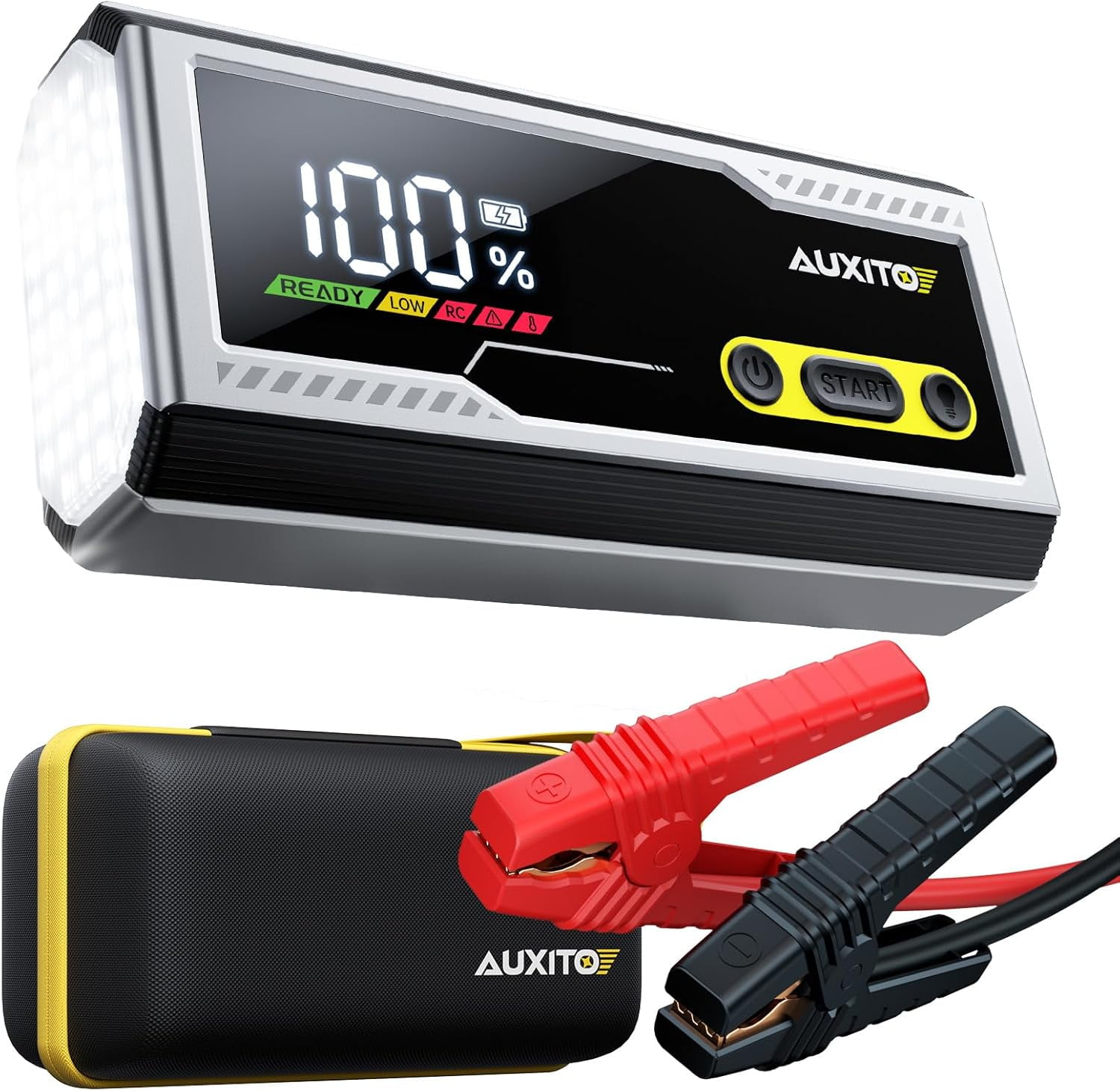 Jump Starter 8000A Portable Car Battery Jump Starter with Large LCD ...