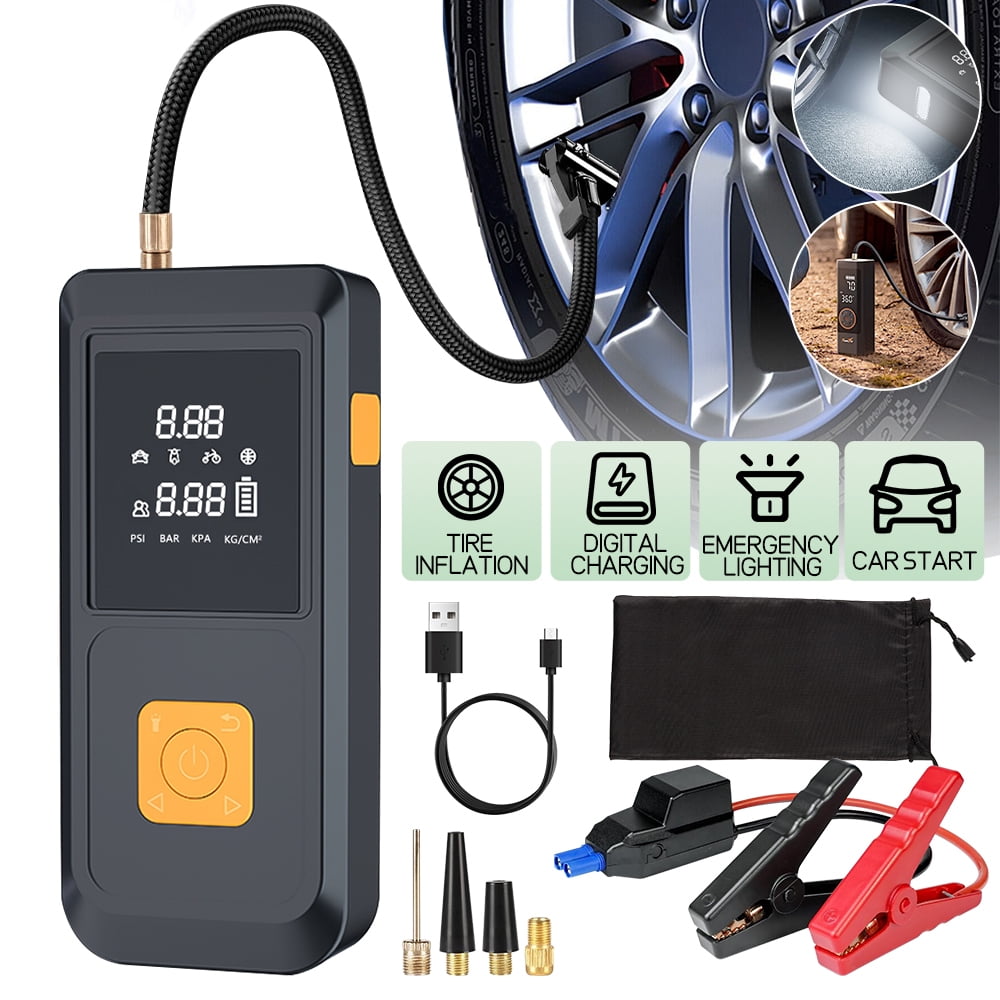 Jump Starter with Air Compressor,Kepeak 300A 150PSI Car Battery Jump ...