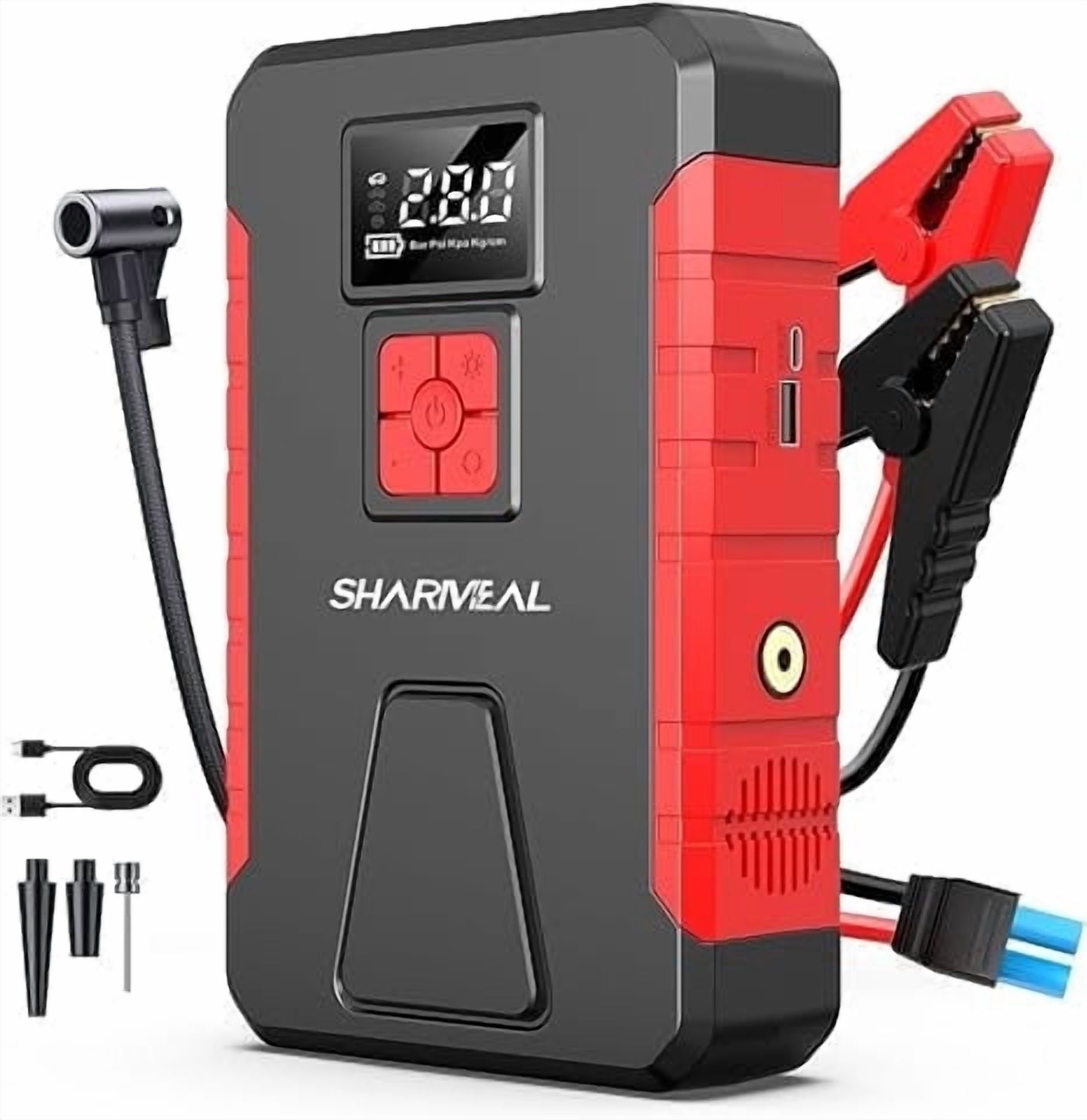 Sharmeal jump Starter with Air Compressor,jump starter with air ...