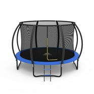 Spark 8-Foot Trampoline, with Safety Enclosure, Green - Walmart.com
