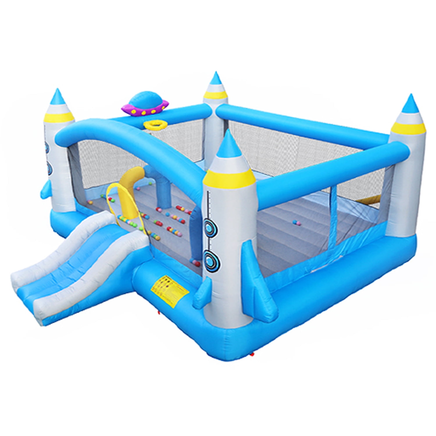 Jump 'n Slide Bounce House for Kids 3-10, Inflatable Bouncer Jumper for ...