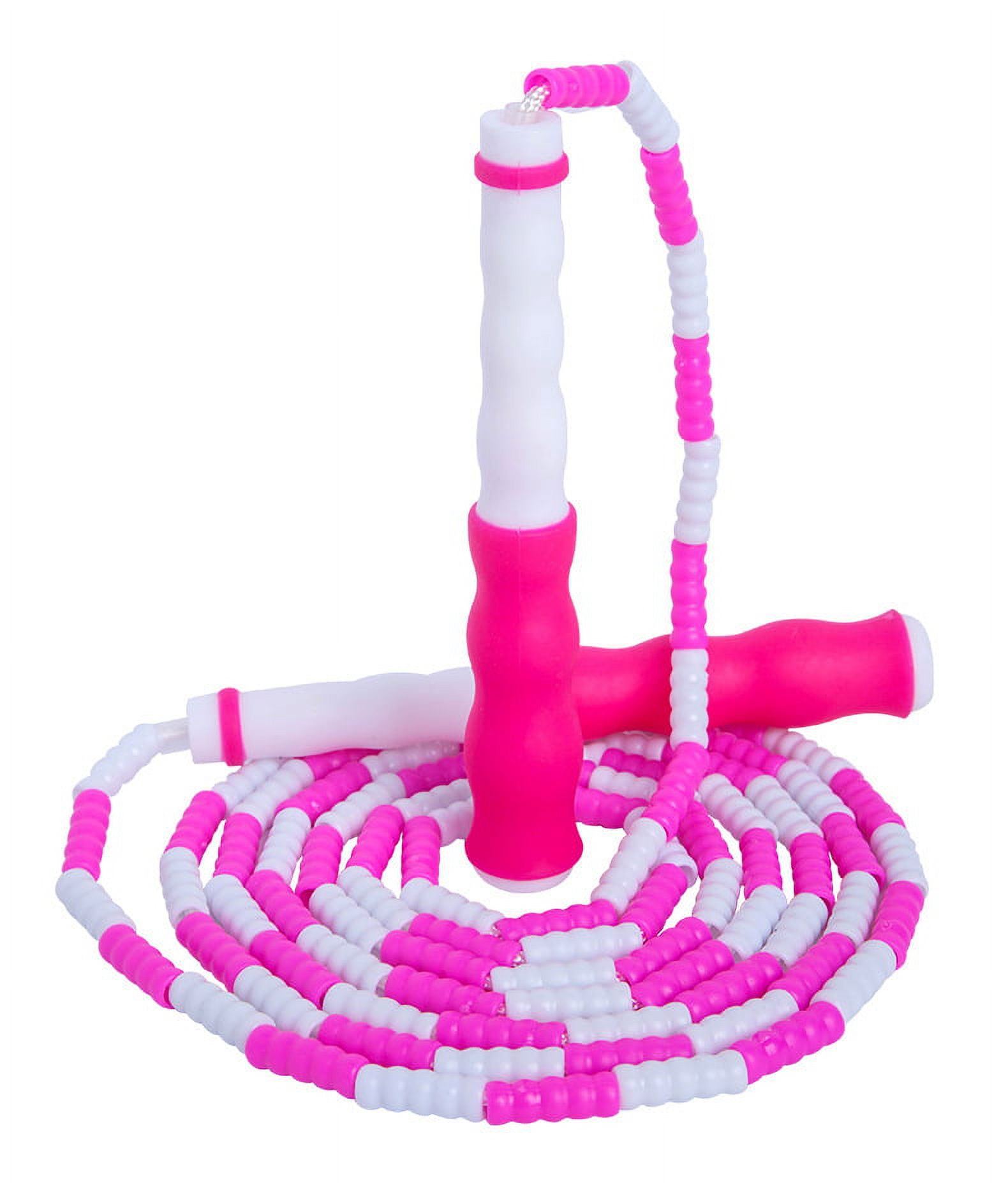 Jump rope, adult and children soft beaded braided Rope length ...