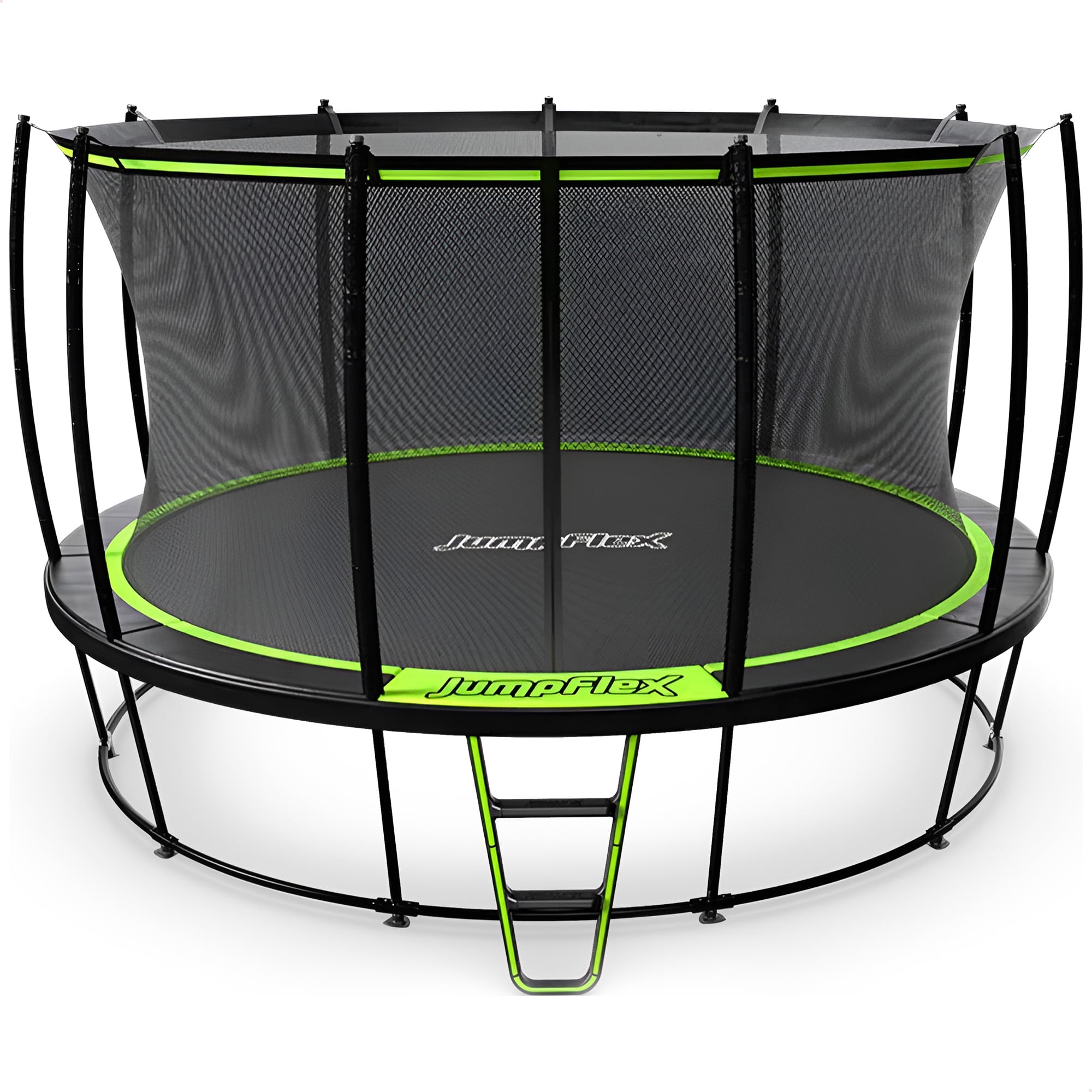 JumpFlex HERO 12 Foot Round Trampoline for Kids Playset, Green/Black ...