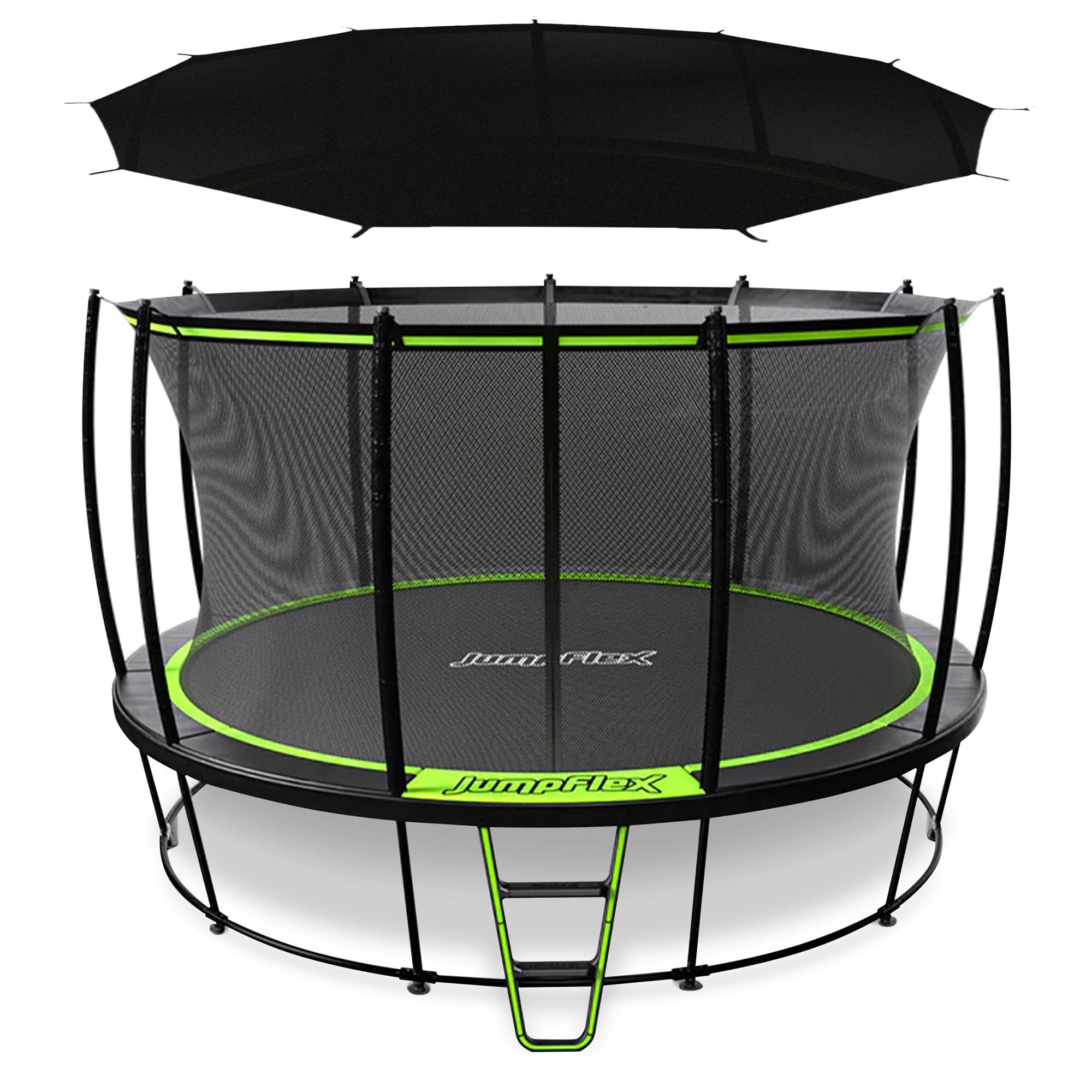 JumpFlex HERO 14' Trampoline Outdoor Activity Set with SMARTSHADE ...