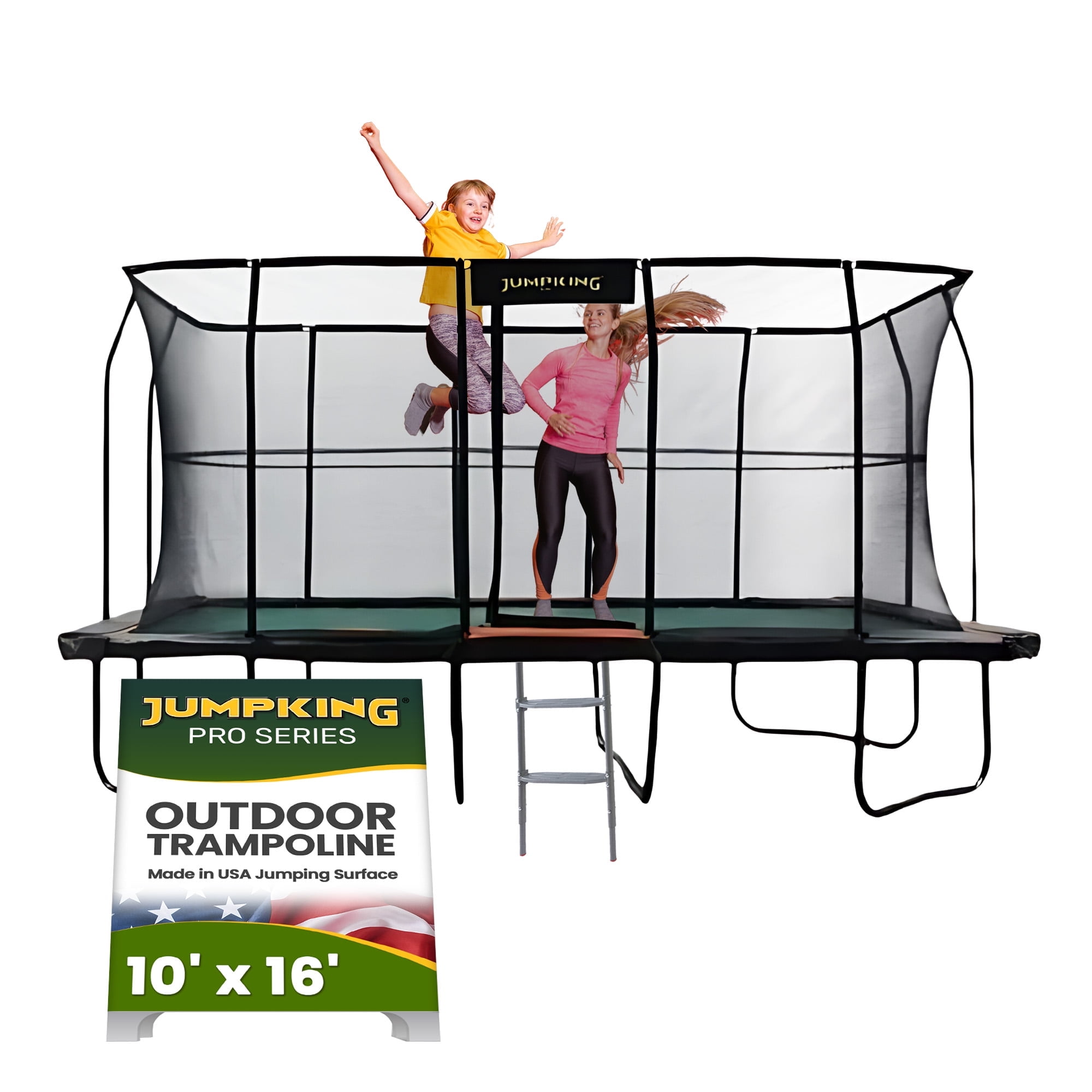 Jumpking Pro-Series Rectangle Trampoline 10’ x 16’ - No Other ...
