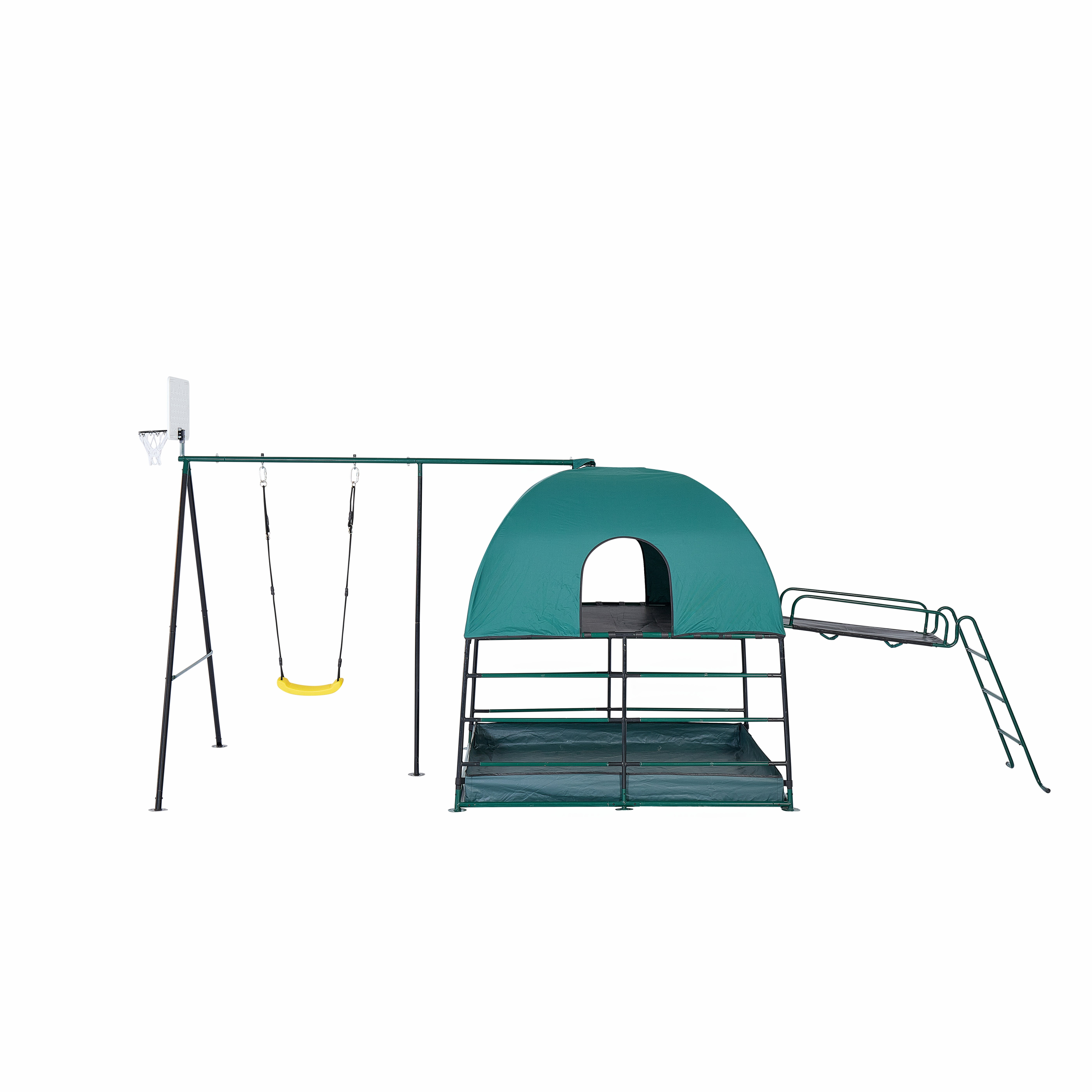 JumpKing Ultimate Adventure Playset — All-in-One 5-Station Indoor ...