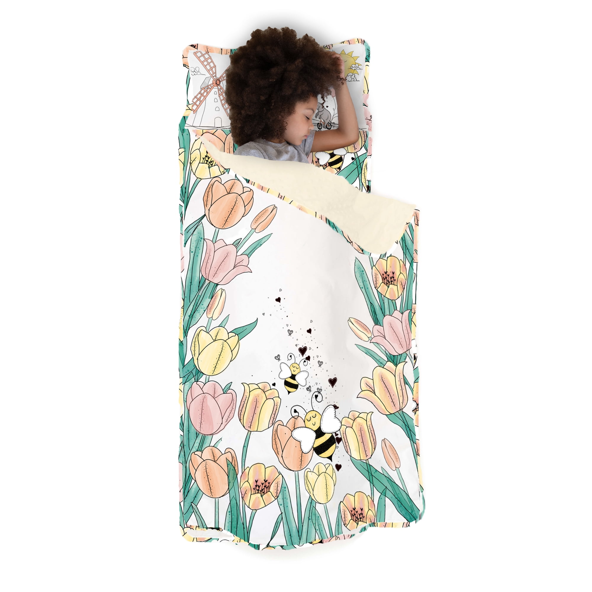 JumpOff Jo - Extra Long Toddler Nap Mat - for Boys and Girls- 53 x 21 ...