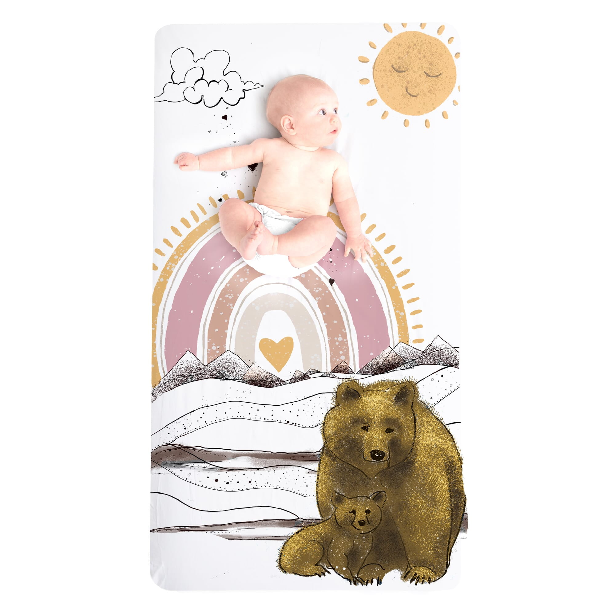 JumpOff Jo - Fitted Crib Sheet, Fits Standard Crib Mattress, Super Soft ...