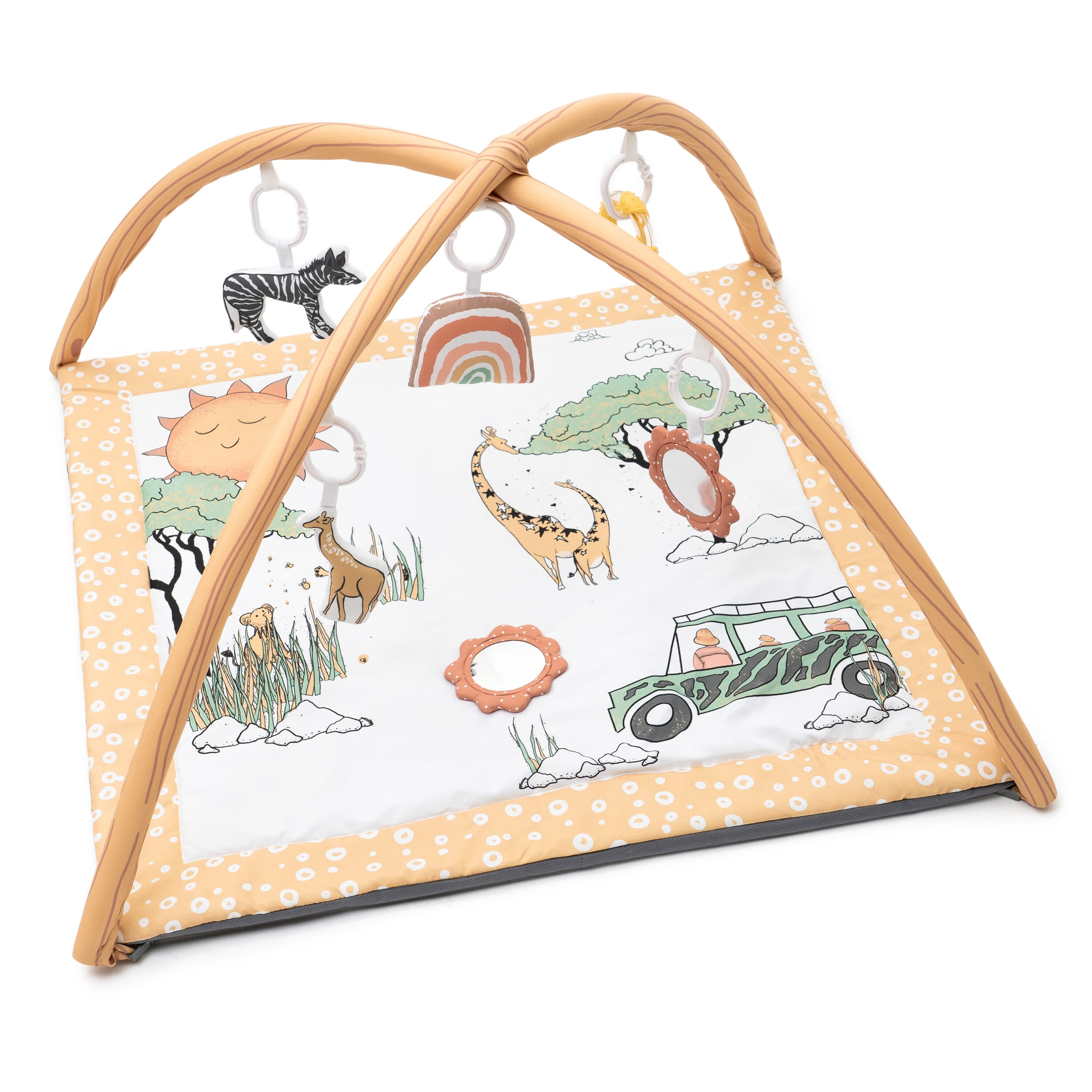 JumpOff Jo - Infant Activity Gym and Baby Play Mat - Ages 0-18 mo ...