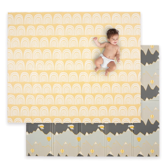 JumpOff Jo Baby Play Mat - Large Folding Foam Play Mat for Infants ...