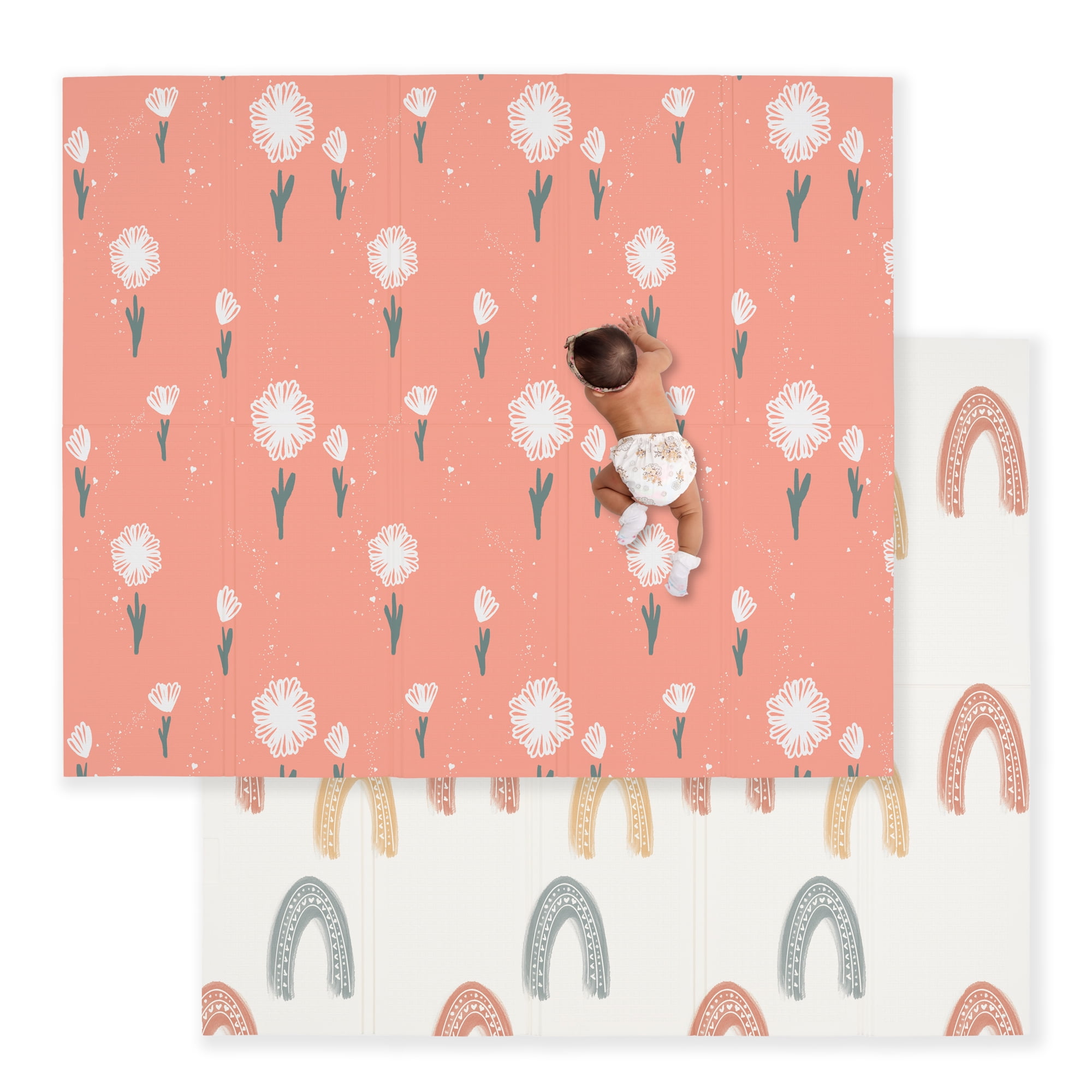 JumpOff Jo Toddler Playmat, Large Reversible Non-Toxic Thick Foam ...