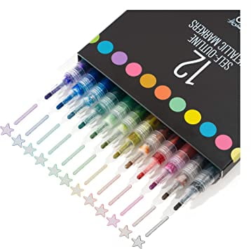 JumpOff Jo ? Metallic Double Line Outline Pens ? Self-Outline Markers ...