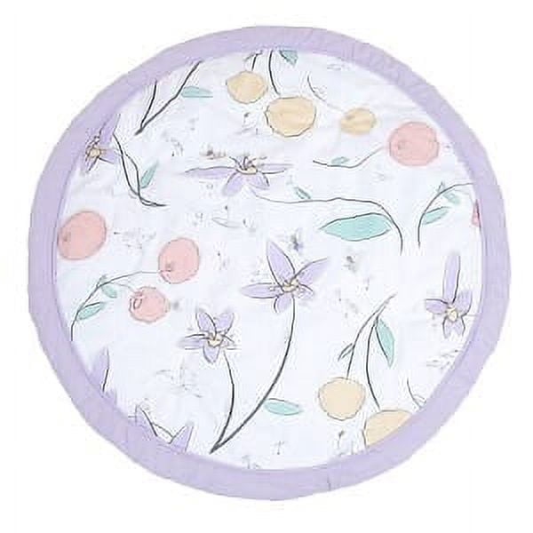 JumpOff Jo - Round Baby Floor Mat for Tummy Time, Portable and Travel ...