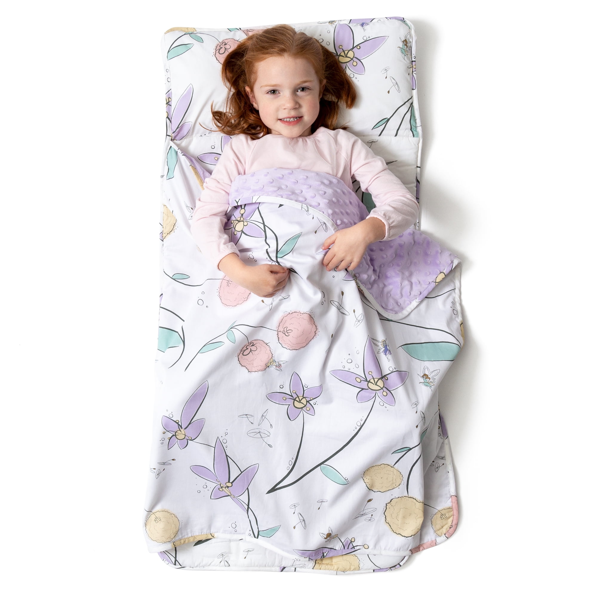 JumpOff Jo Standard Toddler Nap Mat Sleeping Bag for Preschool, 43 x 21 ...