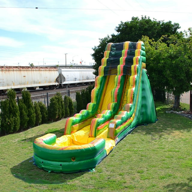 JumpOrange 19' Amazon River Commercial Grade Water Slide Inflatable ...