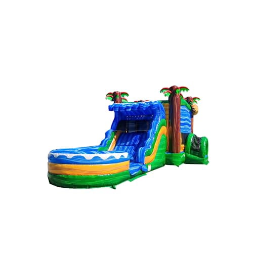 JumpOrange Jaguar Inflatable Bouncy Combo Bouncer, Commercial Grade ...