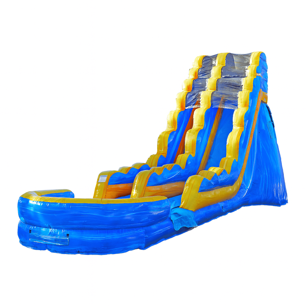 JumpOrange Melting Arctic 19 ft Commercial Grade Inflatable Water Slide ...