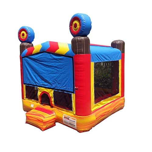 JumpOrange Outdoor Inflatable Bounce House with Blower Commercial Grade ...
