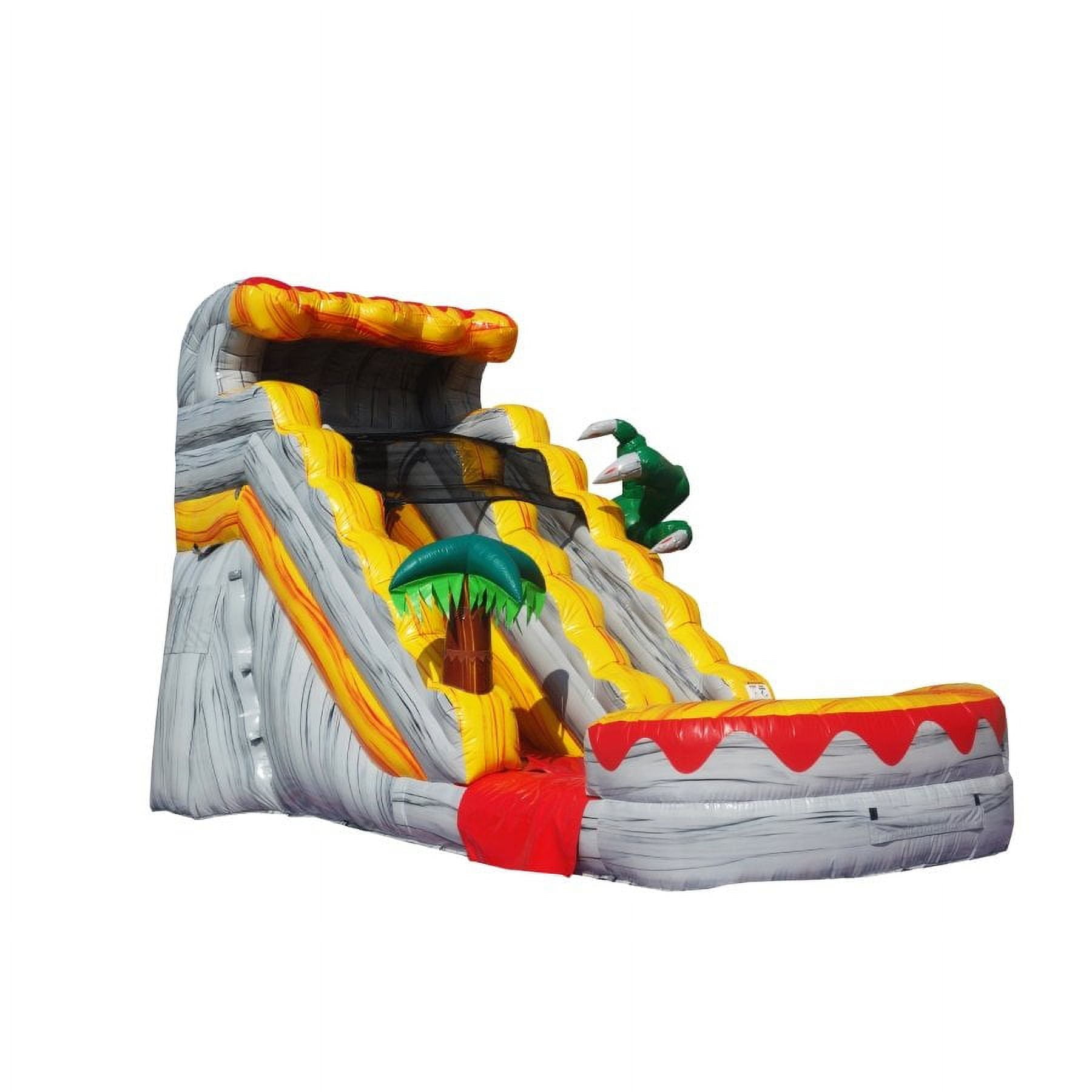 JumpOrange T-Rex Commercial Grade Water Slide with Splash Pool for Kids ...