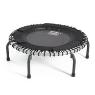 JumpSport 430 Fitness Trampoline, 44-Inch In-Home Rebounder with Bungee ...