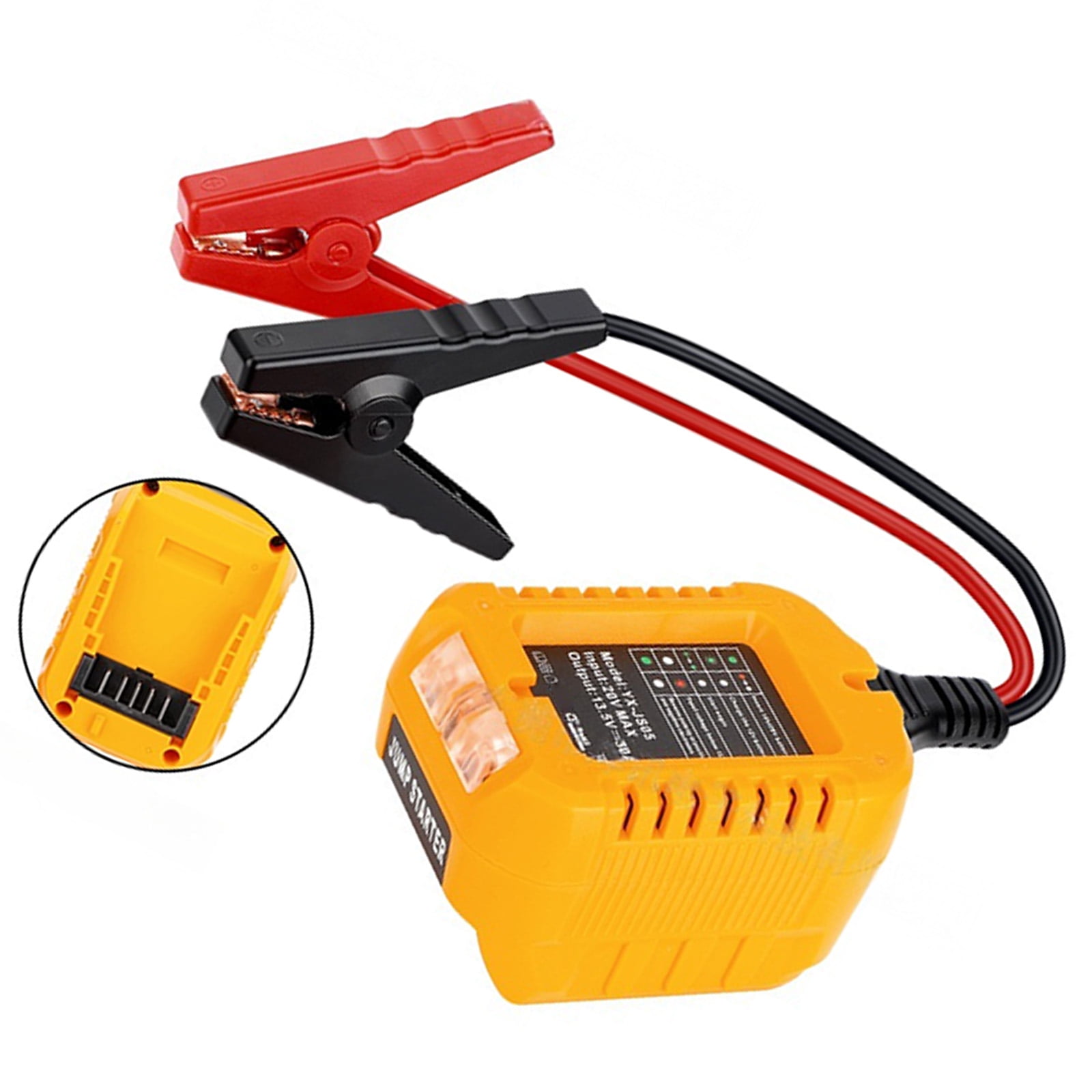 Jumper Cable with Clip for 18V-20V 10AWG Automotive Boosting Cable for ...