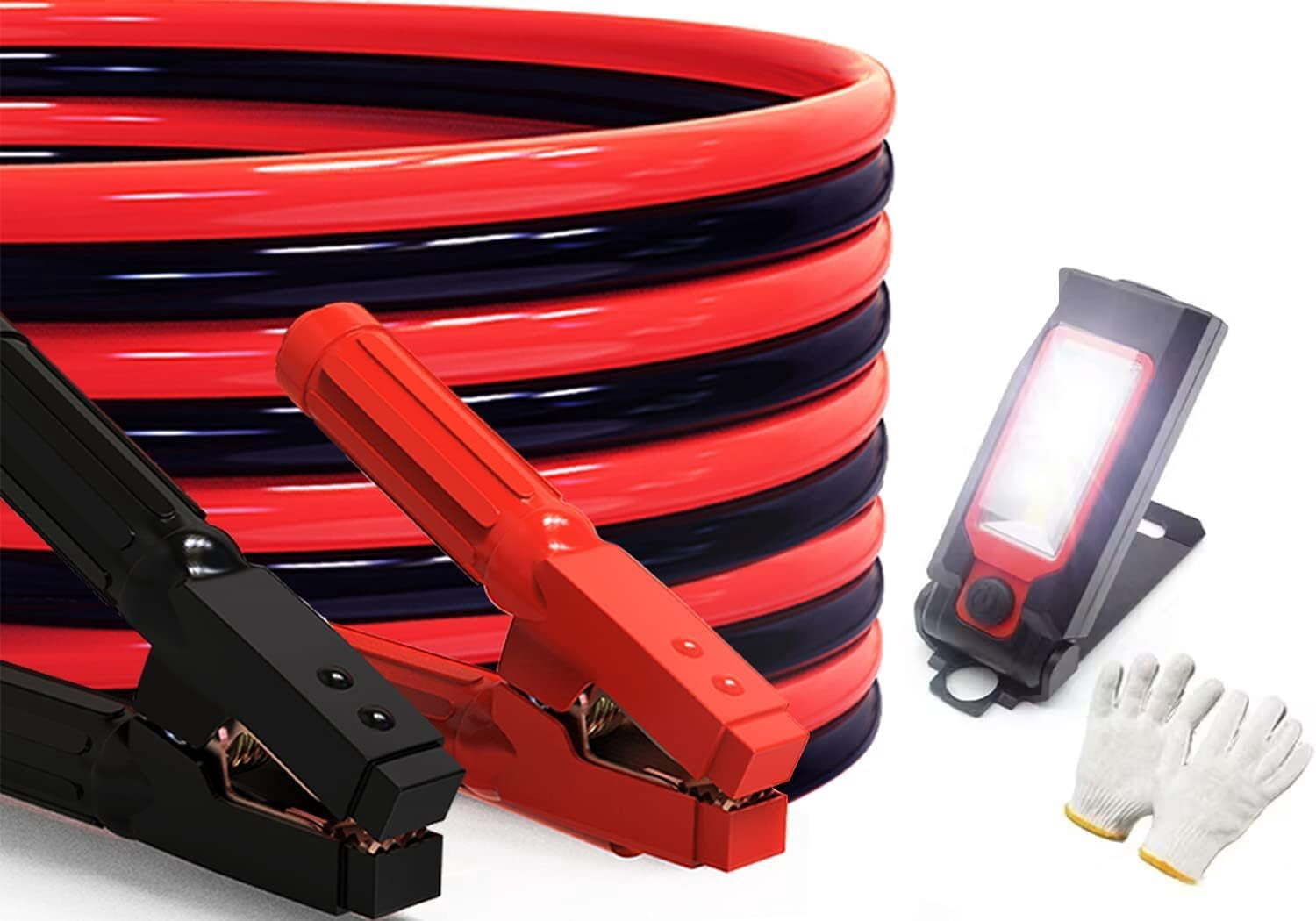 Jumper Cables , Booster Cables 0 Gauge 25Feet 1000AMP Automotive Jumper ...