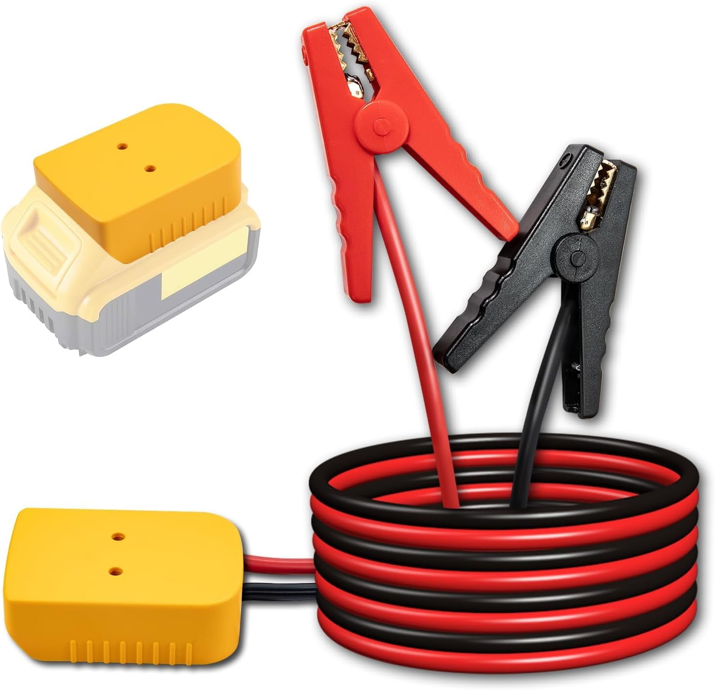 Jumper Cables for DeWalt 20v Batteries, Car Battery Jump Starter, 8 ...