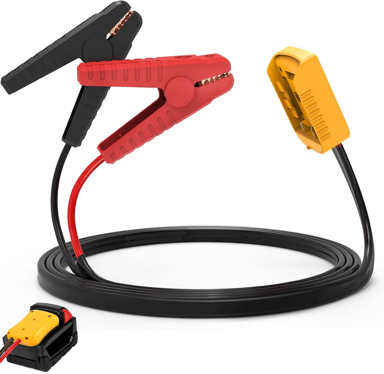 Jumper Cables with Adapter Compatible, 5.9ft Heavy-Duty Silicone Wire ...