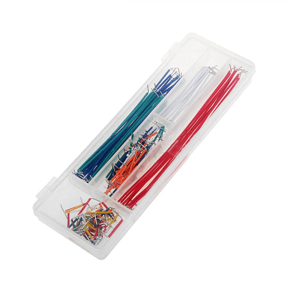 Jumper Wire Kit Preformed Breadboard Jumper Cable Set 14 Lengths ...