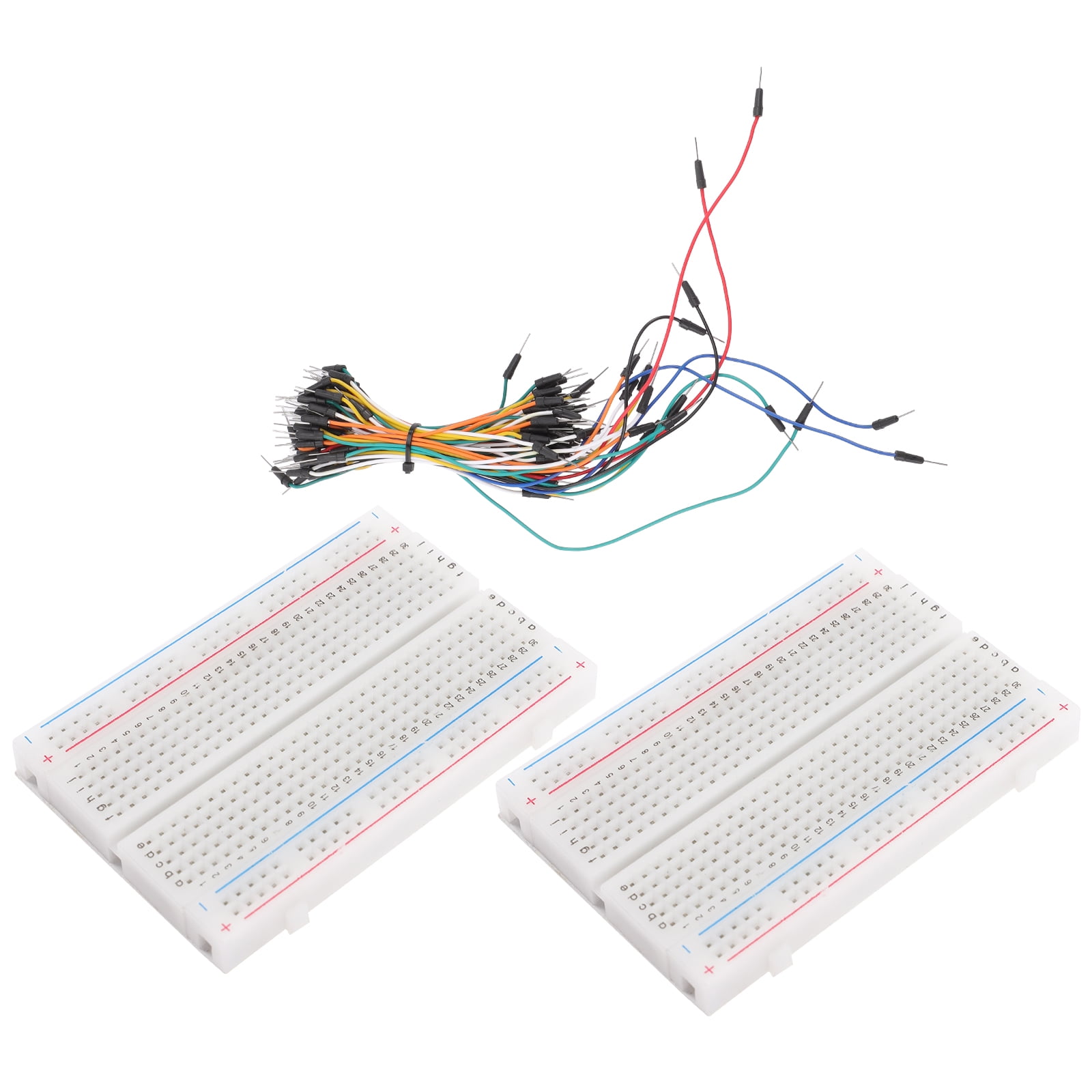 Jumper Wire Power Strips Board Kit Mini Breadboard Prototyping Solder ...