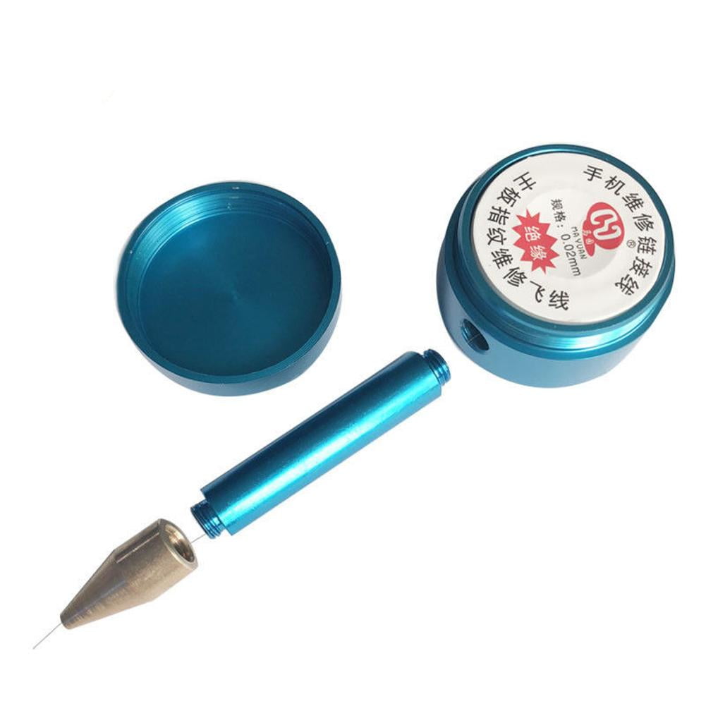 Jumper Wire pen BGA Welding Assistant Tool + .02mm Jumper Wire Reel, Phone Motherboard Jumper ...