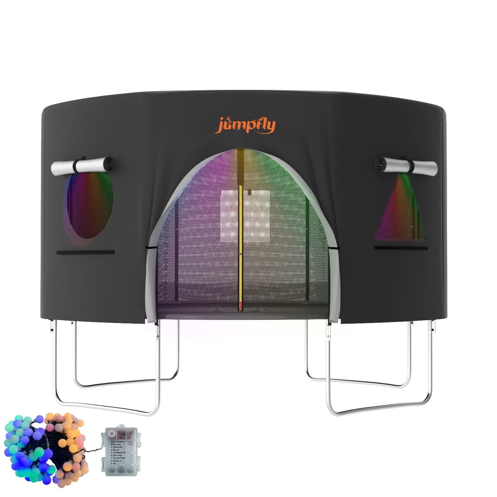 Jumpfly 12FT Trampoline Tent for Kids,Fit for 8 Straight Poles Round ...