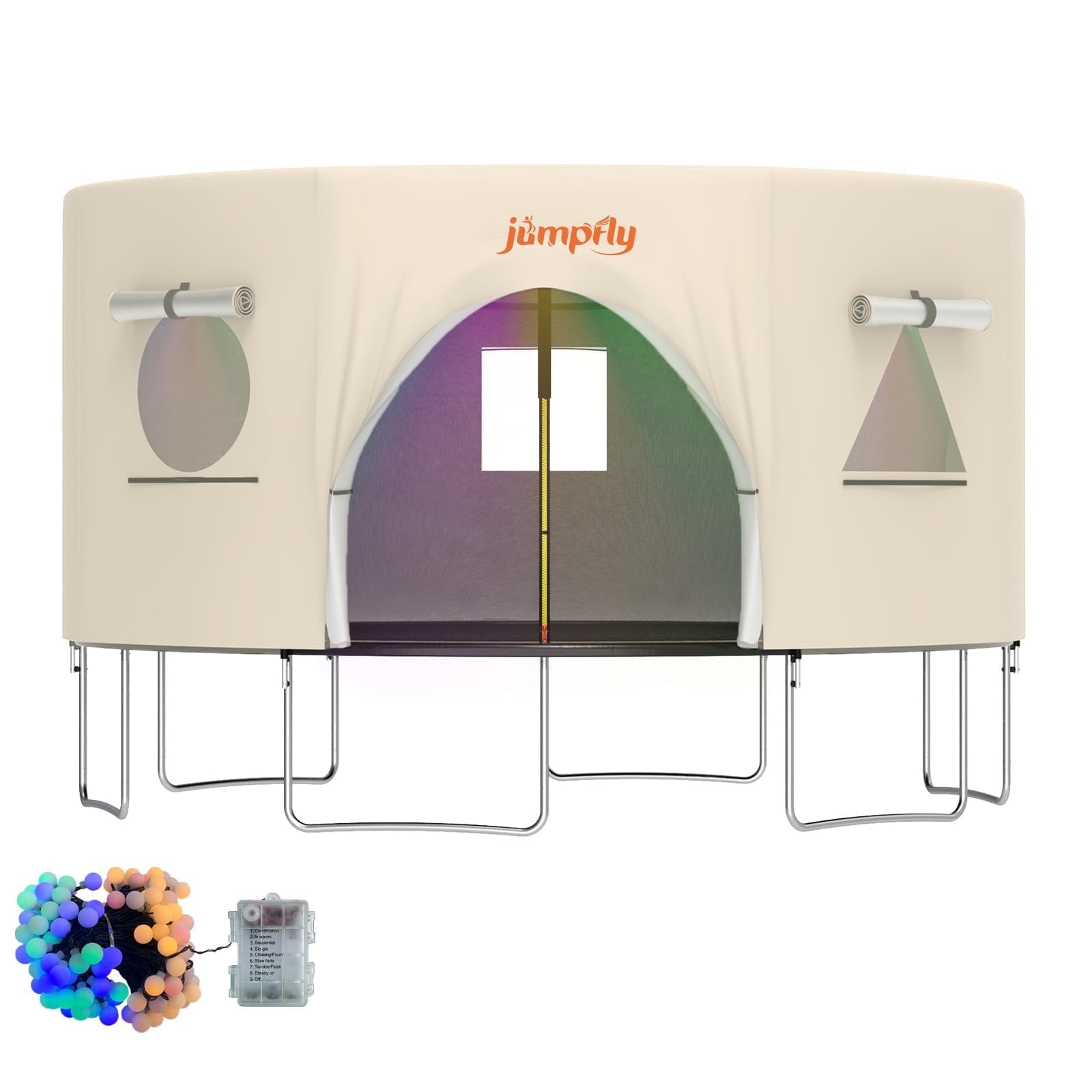 Jumpfly 14FT Trampoline Tent for Kids,Fit for 6 Straight Poles Round ...