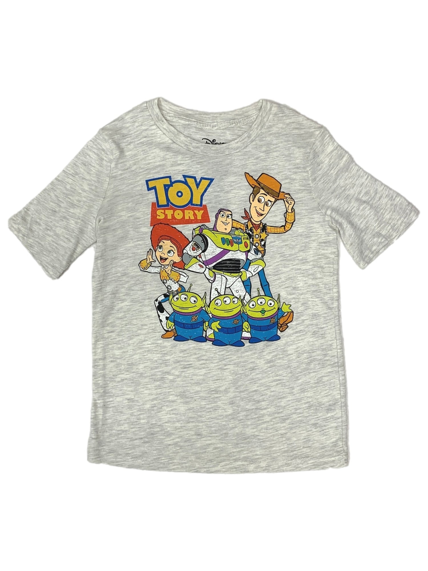 Jumping Beans Disney Toy Story Boys Gray Woody Buzz Alien T-Shirt Tee ...