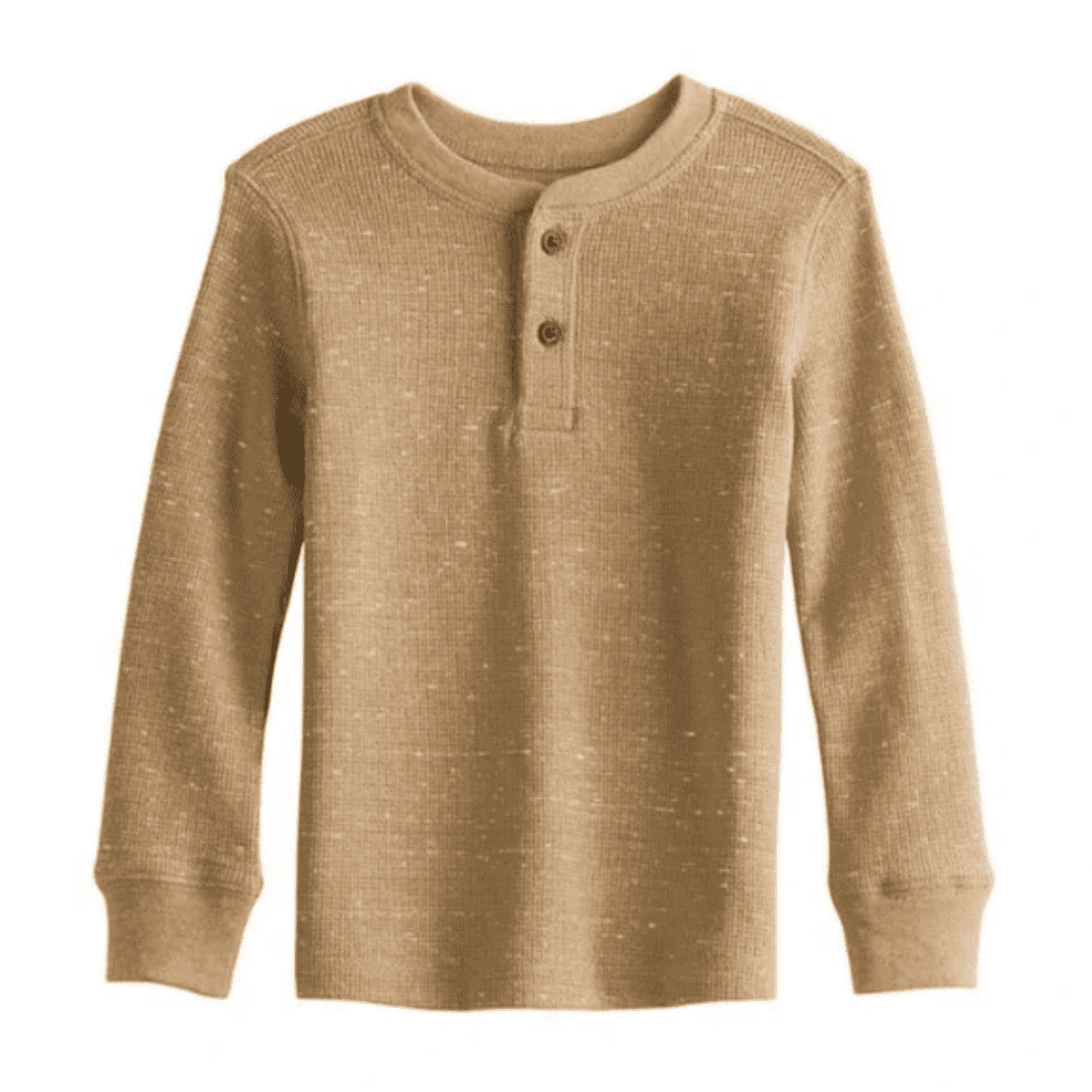 Kids Toddler Clothes: Jumping Beans Long Sleeve Thermal Henley, Beige ...