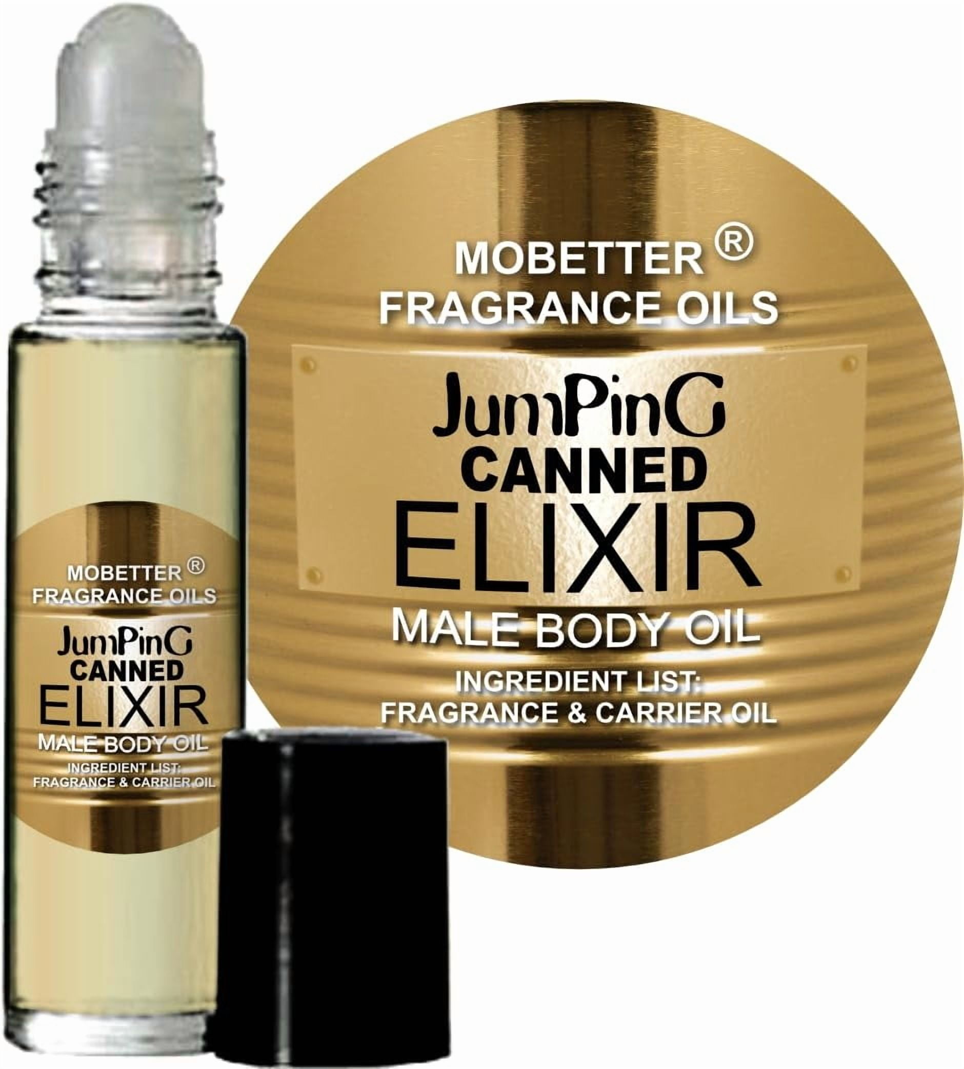 Jumping Canned Elixir Men Perfume Fragrance Body Oil - Walmart.com
