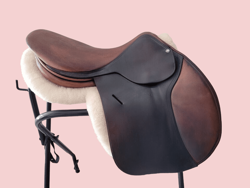 Jumping Close Contact Leather English Horse Saddle & Tack (Size- 12” to ...