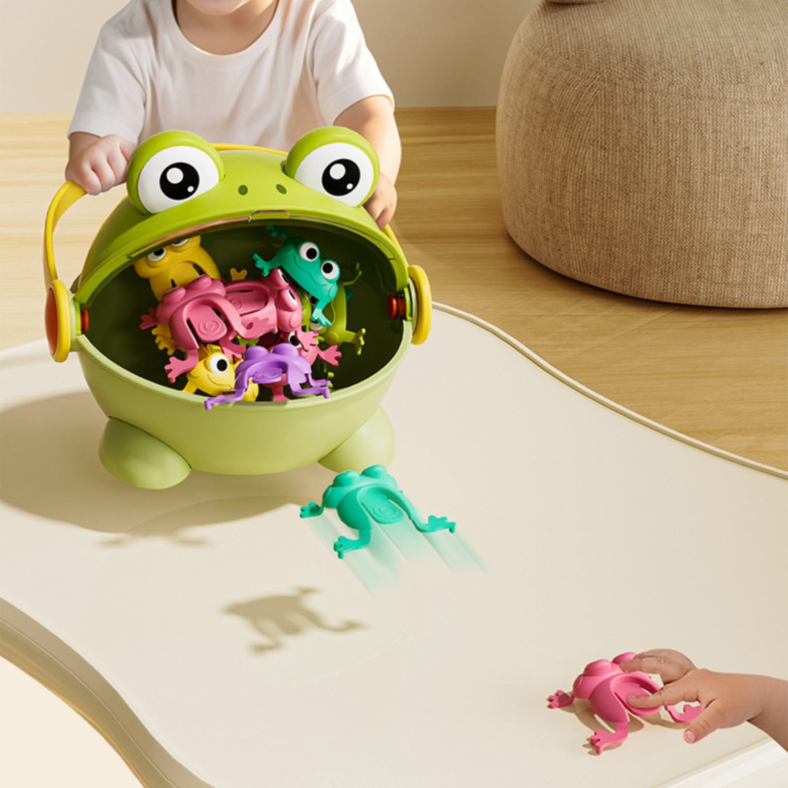 Jumping Frog Toy Kid - Interactive Frog Toy, Frog Flinging Toy ...
