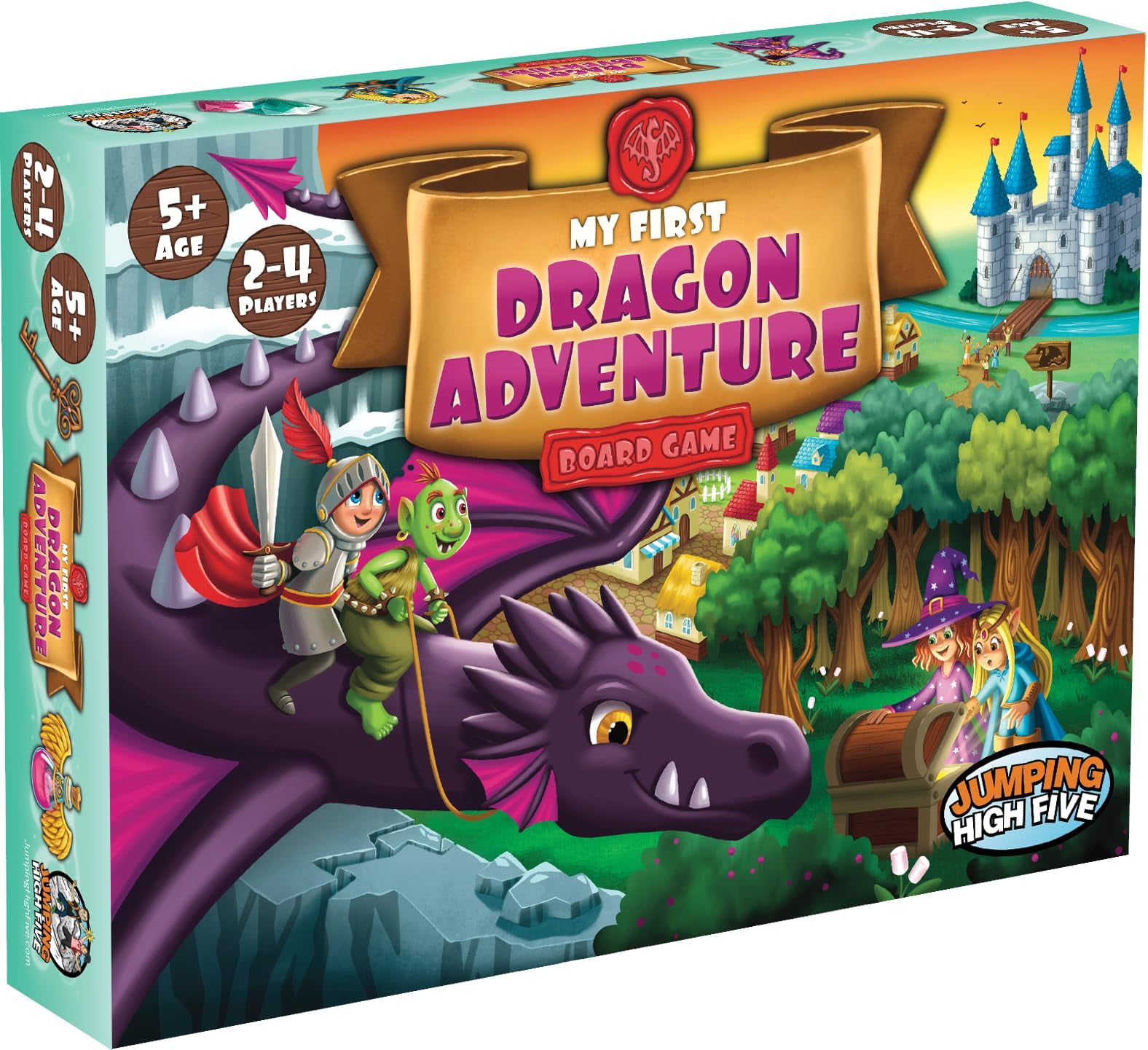 Jumping High Fives My First Dragon Adventure Board Game - Kids Save The ...