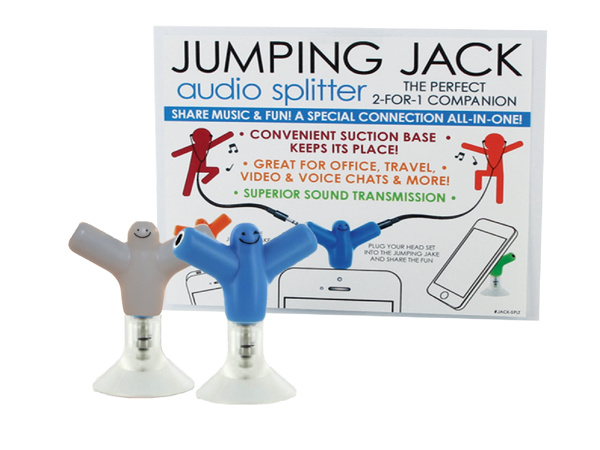 Jumping Jack Audio Splitter Ultimate Sound Experience, 3.5mm Audio ...