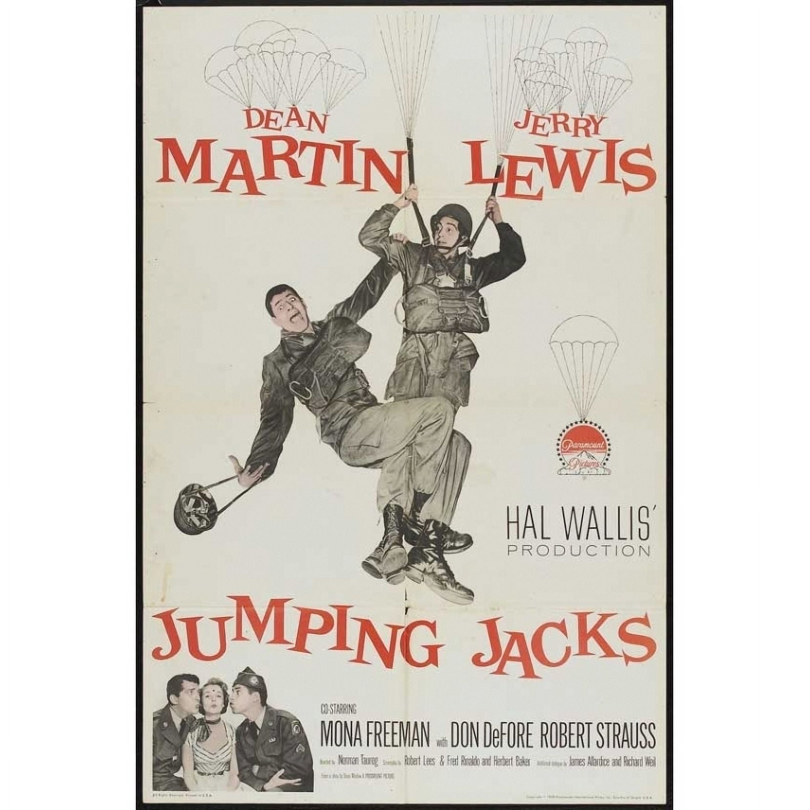 Jumping Jacks Movie Poster (11 x 17) - Walmart.com