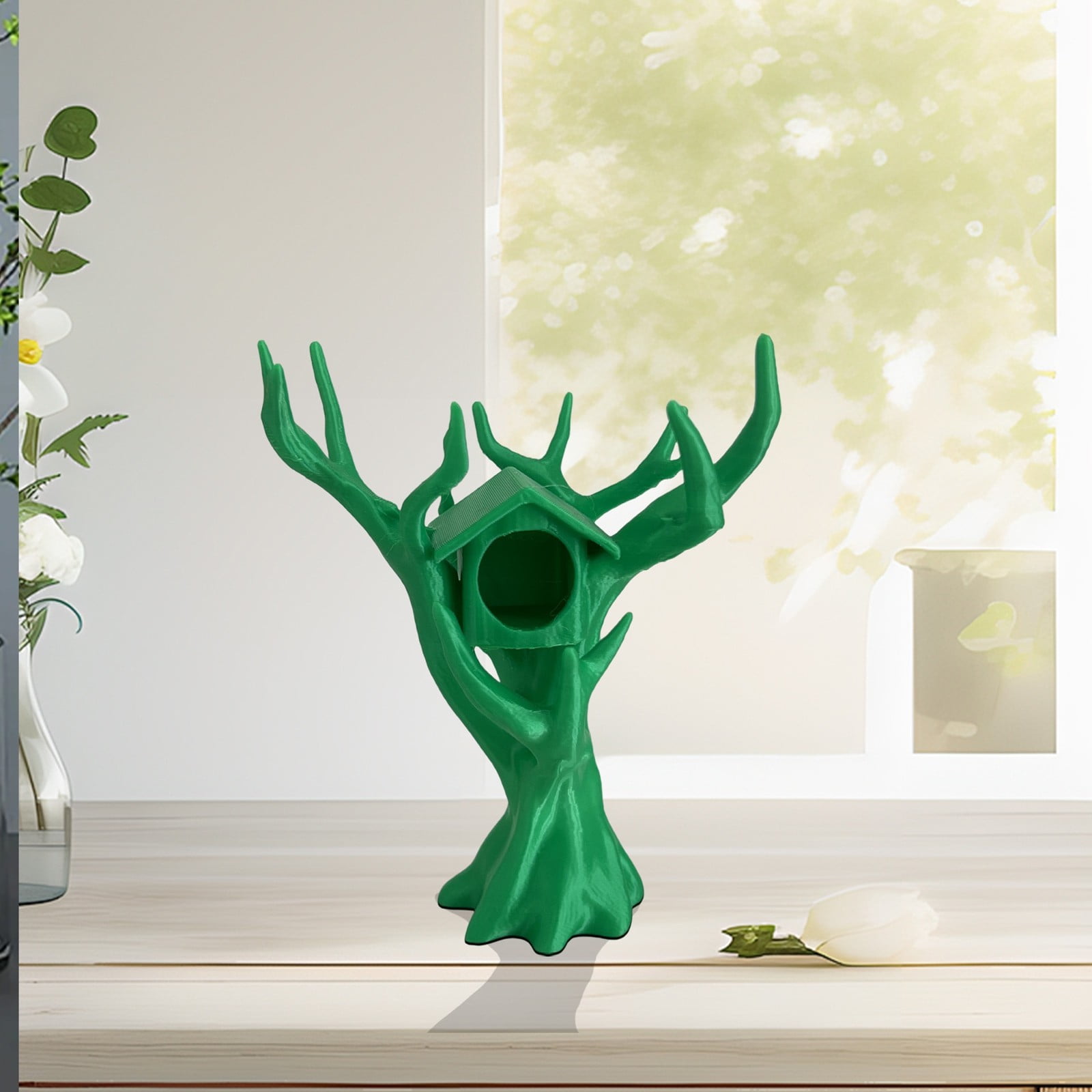 Jumping Reptile Tree, Reptile Hiding Cave, Tree-Shaped Climbing Toy, 3D ...
